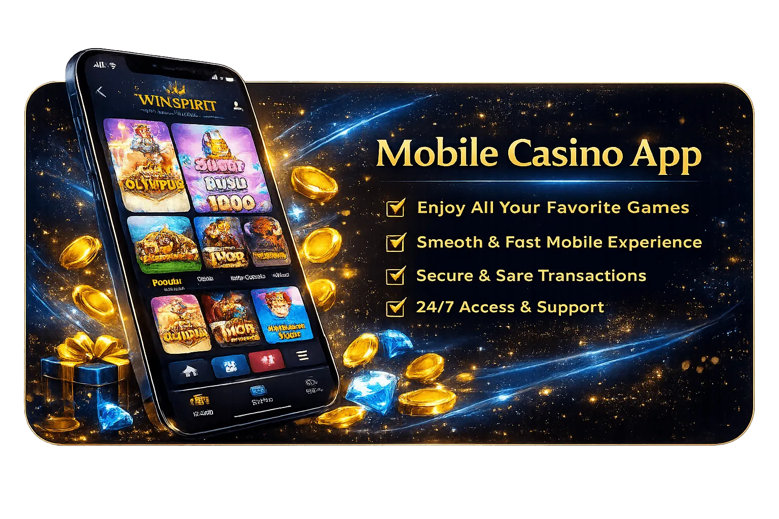 WinSpirit Casino Online — 7,000+ Games & AU$2,000 Bonus